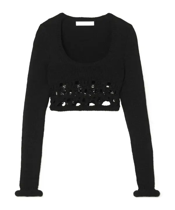 Christopher Esber Crocheted Openwork Top