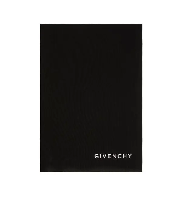 Givenchy Logo-embroidered Scarf - Black