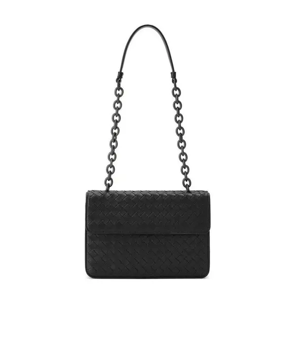 Bottega Veneta Knitted Handbag - Black