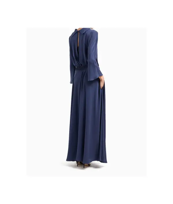 Giorgio Armani Elasticated-waist Day Dress