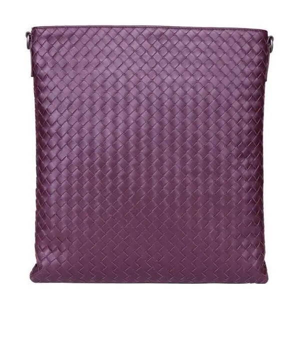 Bottega Veneta Zippered Shoulder Bag - Purple