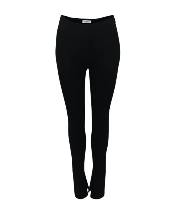 ANINE BING High-rise Skinny Trousers With Split Hem