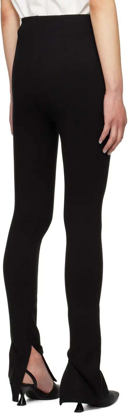 ANINE BING High-rise Skinny Trousers With Split Hem