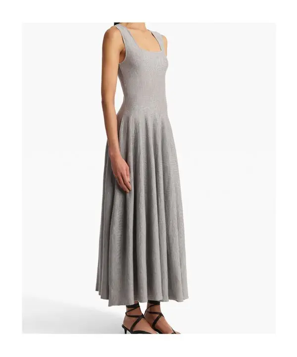 Khaite Jodie Midi Dress - Gray