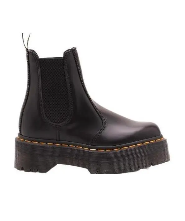 Dr. Martens 2976 Contrast-stitch Platform Chelsea Boots - Black