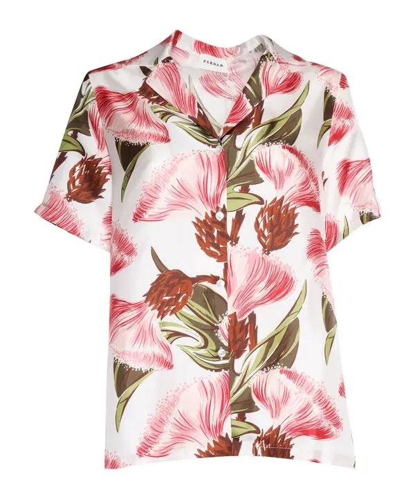 P.a.r.o.s.h Floral Print Short-sleeve Shirt - Multicolor