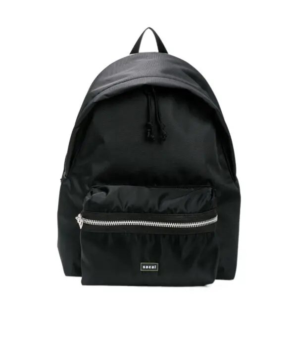 Sacai Zip Pocket Backpack - Black
