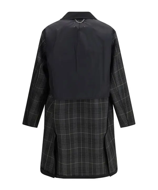 MAISON MARGIELA Straight Hem Buttoned Coat