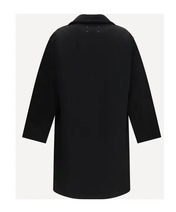 MAISON MARGIELA Straight Hem Buttoned Coat