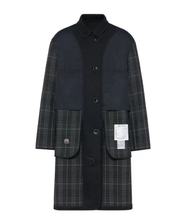 MAISON MARGIELA Straight Hem Buttoned Coat - No