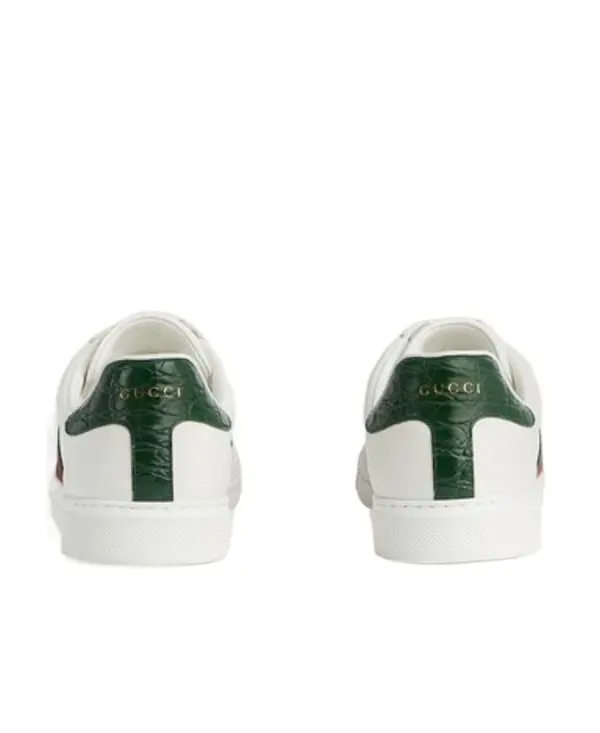 Gucci Ace Low-top Sneakers With Ribbon Detail - White