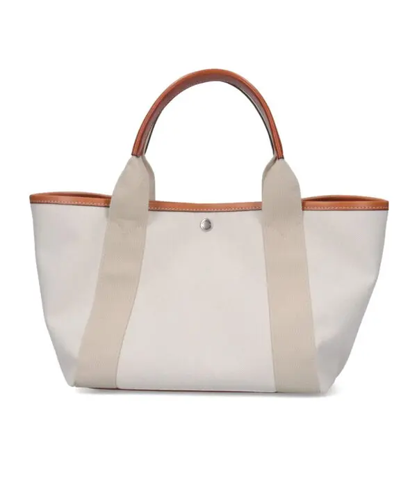 Balenciaga Logo Detailed Canvas Tote Bag