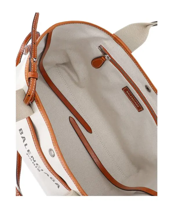 Balenciaga Logo Detailed Canvas Tote Bag