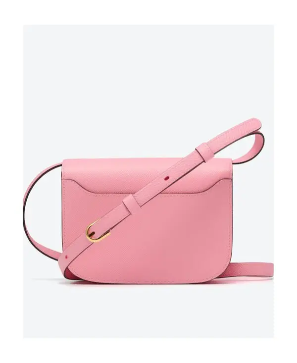 Delvaux Lingot Shoulder Bag With Oversized D-clasp - Pink