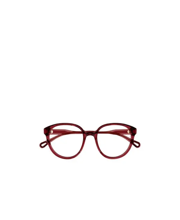 Chloé Round Frame Eyeglasses - Red