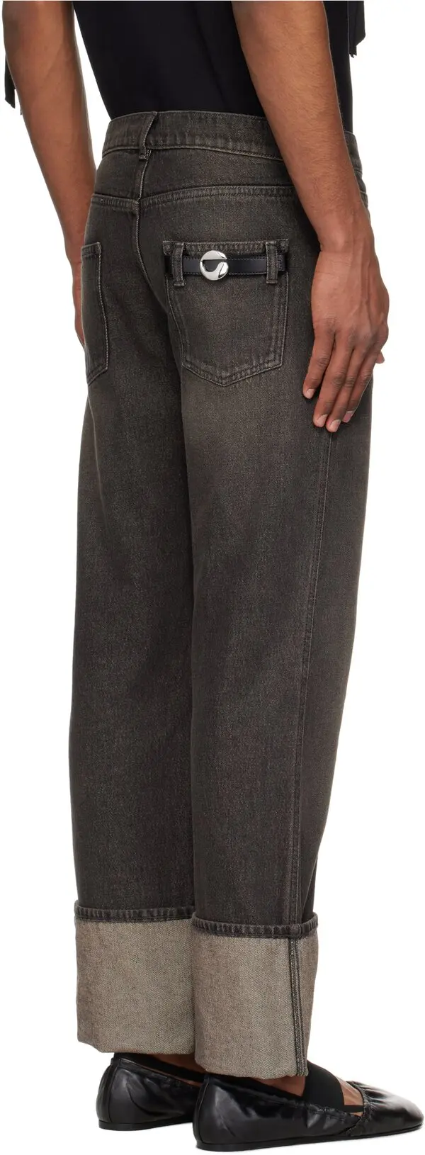 Coperni Turn-up Hem Jeans