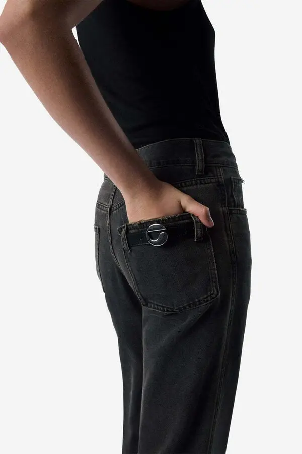 Coperni Turn-up Hem Jeans