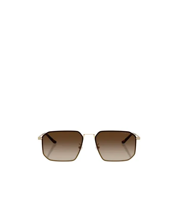 Emporio Armani Geometric Frame Sunglasses