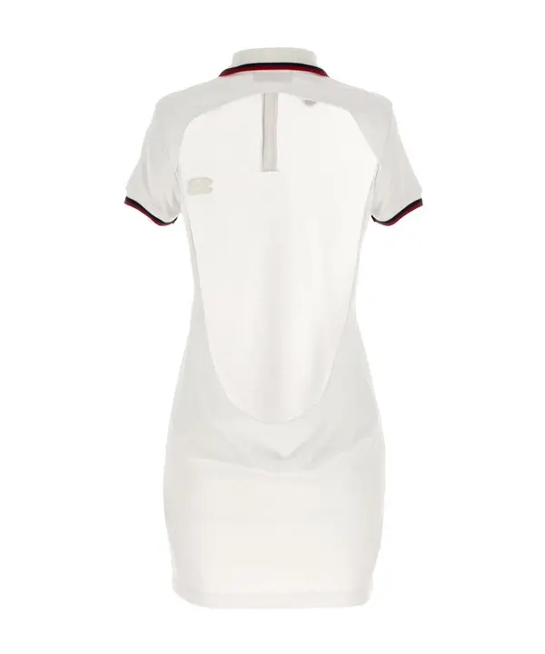 Dsquared2 Logo Embroidered Maxi Cut Out Polo Dress