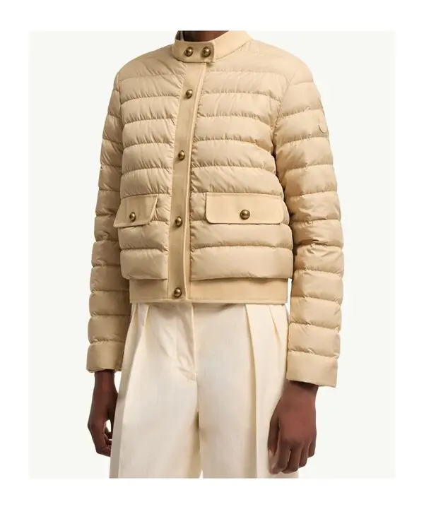 Moncler Juju Quilted Down Jacket - Beige