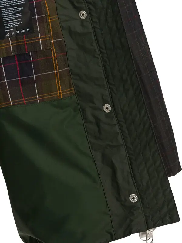 Barbour X Ganni Logo-patch Hooded Jacket