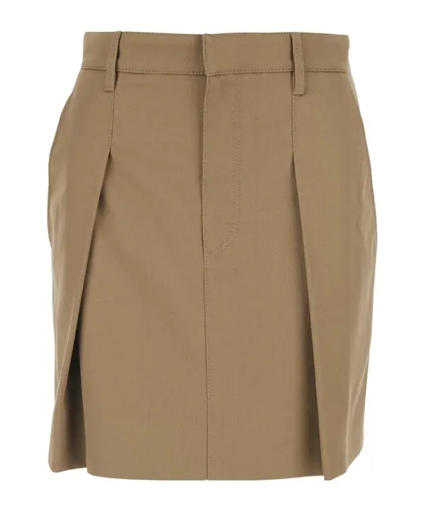 Brunello Cucinelli Pleated Mini Skirt