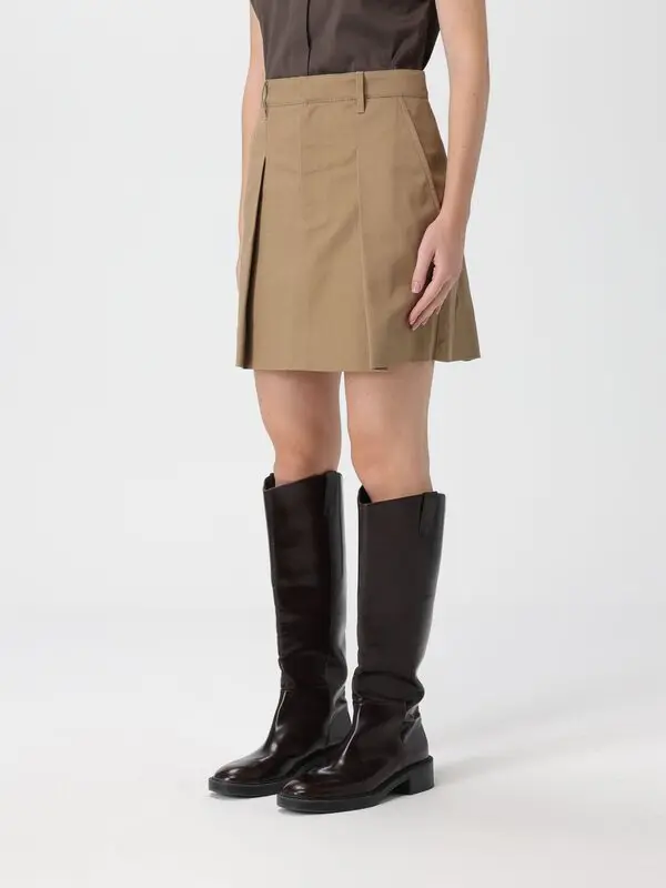Brunello Cucinelli Pleated Mini Skirt