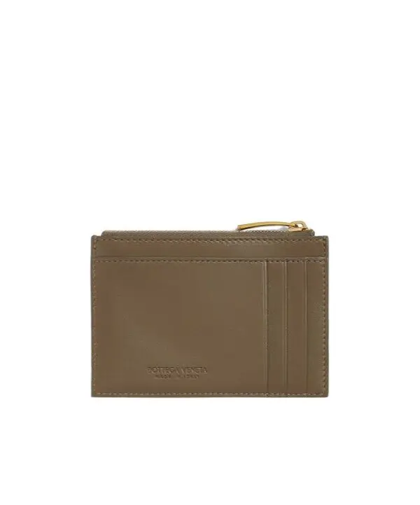 Bottega Veneta Intrecciato Zipped Card Case