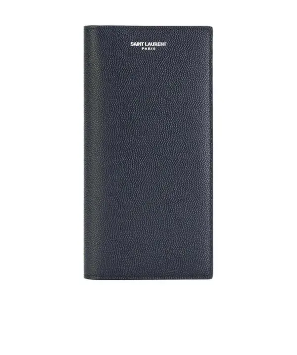 Saint Laurent Grain De Poudre Continental Wallet - Black