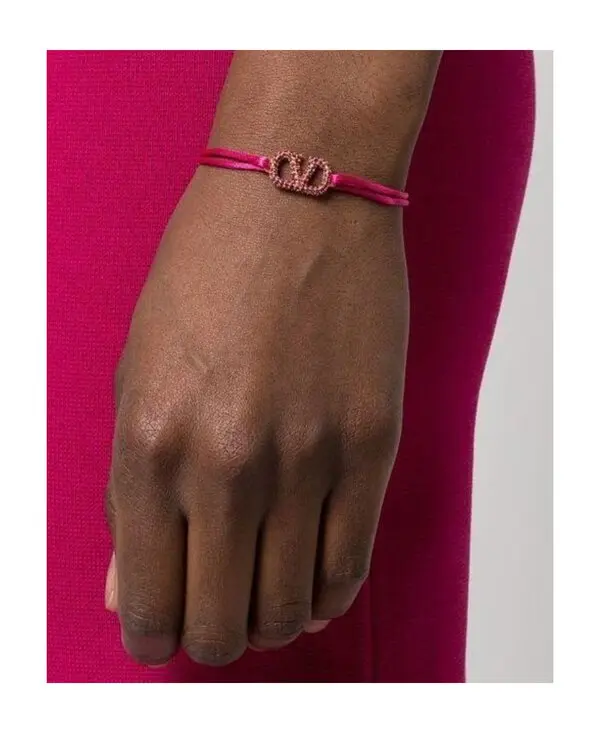 Valentino Garavani Vlogo Plaque Bracelet