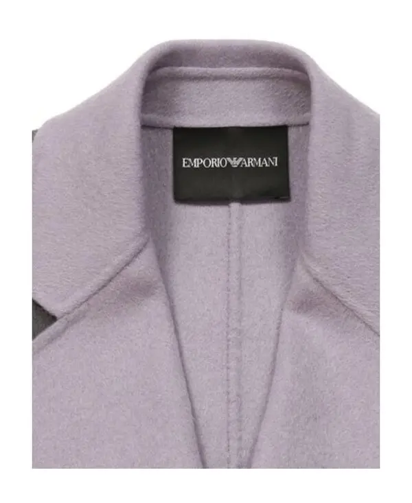 Emporio Armani Lapel Double-breasted Coat