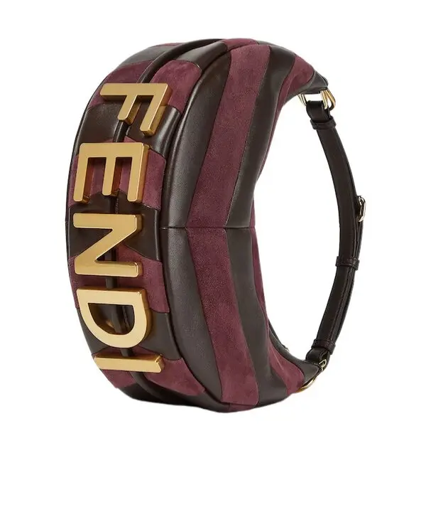 Fendi Two-toned Small Tote Bag - Black