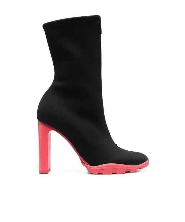 Alexander McQueen Slim Tread Zipped Boots