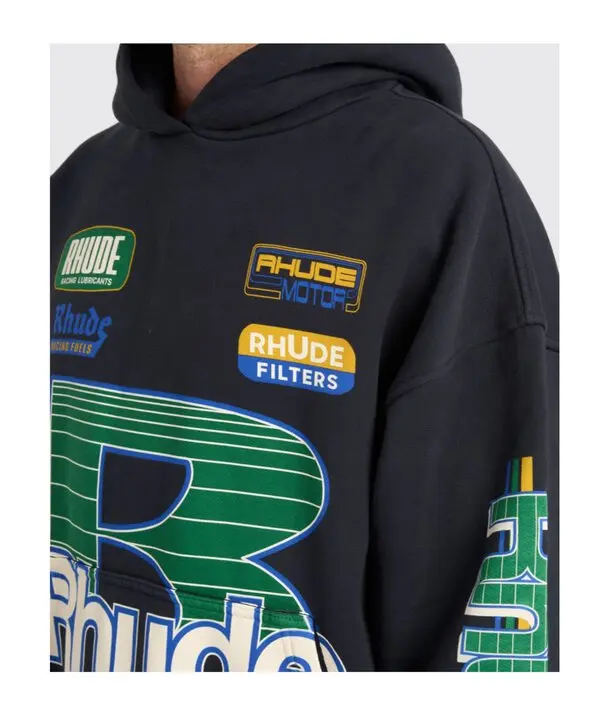 Rhude Racing Logo Hoodie