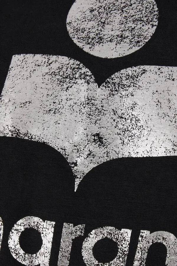 Isabel Marant Étoile Logo Printed Long Sleeve T-shirt