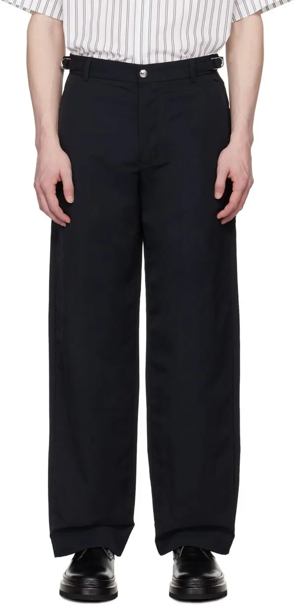 Jacquemus Mid-waist Buckle Loop Pants