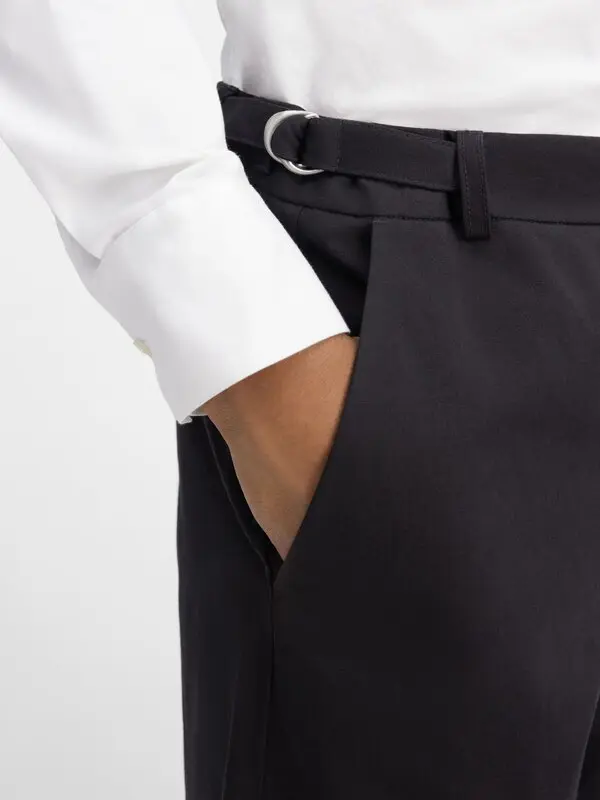 Jacquemus Mid-waist Buckle Loop Pants