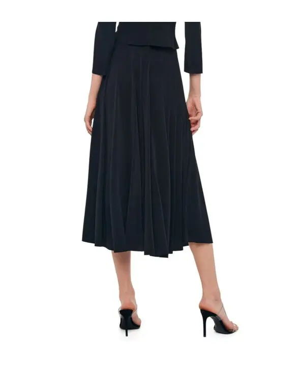Norma Kamali Pleated Maxi Skirt
