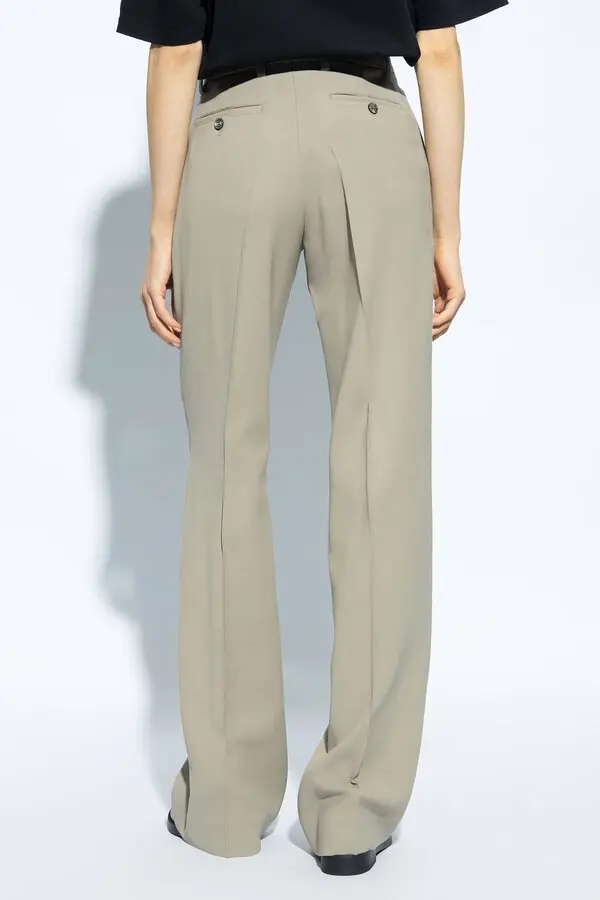 Ami High-waisted Tailored Trousers With Pleats