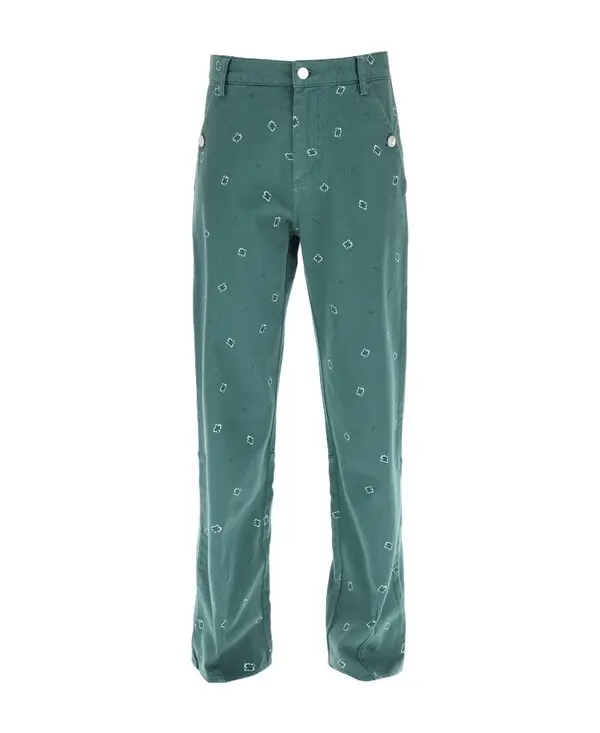 Kenzo Paisley Printed Cropped Trousers