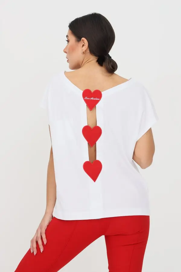 Moschino Heart Detail T-shirt