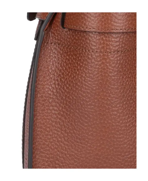 Mulberry Bayswater Logo-printed Mini Tote Bag - Brown