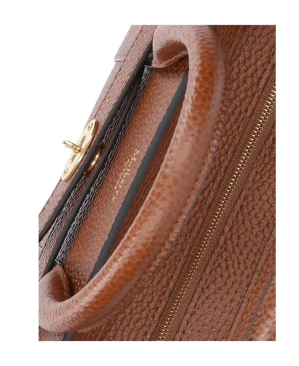 Mulberry Bayswater Logo-printed Mini Tote Bag - Brown