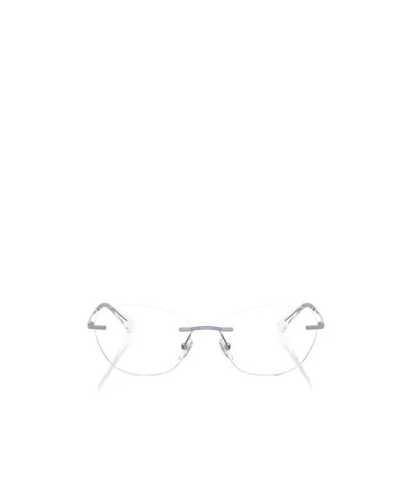 Emporio Armani Rimless Eyeglasses - White