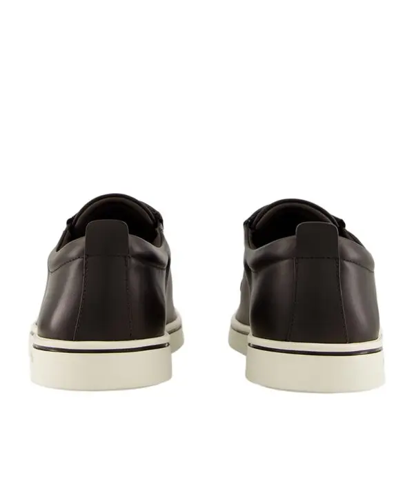 FERRAGAMO Round-toe Slip-on Sneakers With Gancini Detail