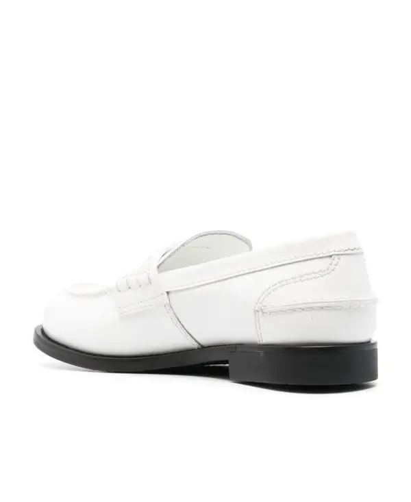 Miu Miu Penny Loafers - White