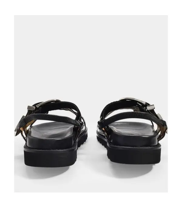 Toga Open Toe Buckled Sandals