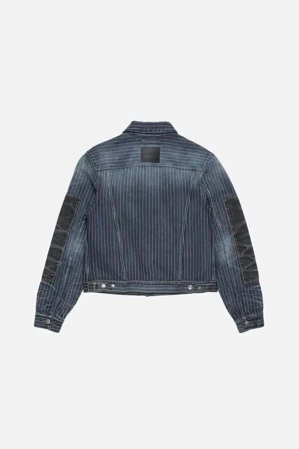 Acne Studios Patchwork Denim Trucker Jacket