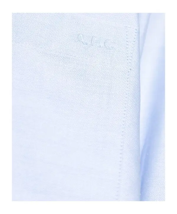 A.p.c. Long-sleeved Button-up Shirt - Blue