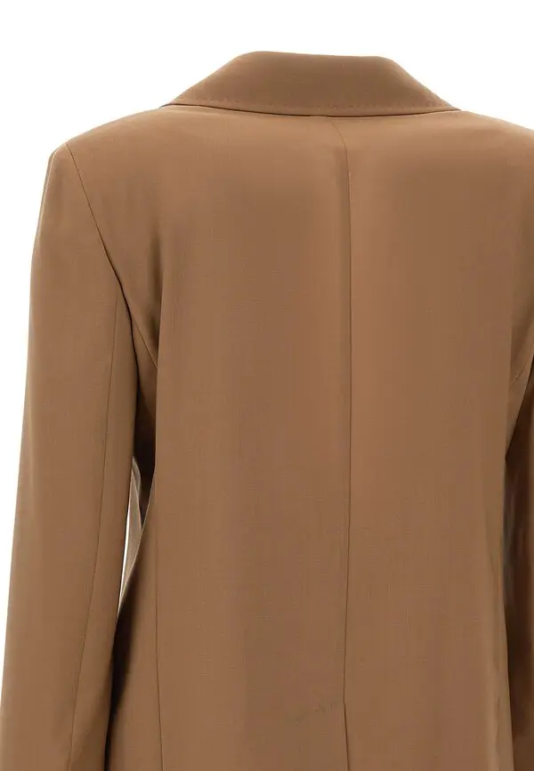 Max Mara Nice Single-breasted Jacket - Hazelnut Brown